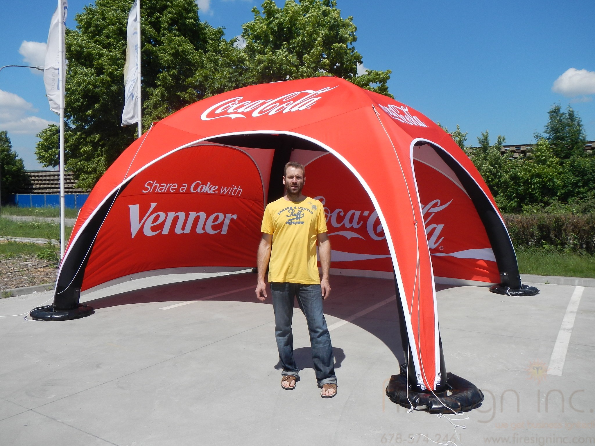 AXION Square Inflatable Pop Up Tent | Best Promotional Products for ...