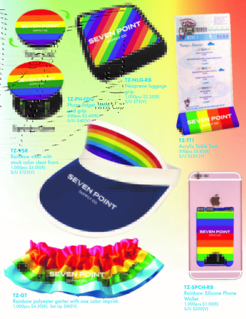 Custom Pride Items with Logo | Rainbow Products